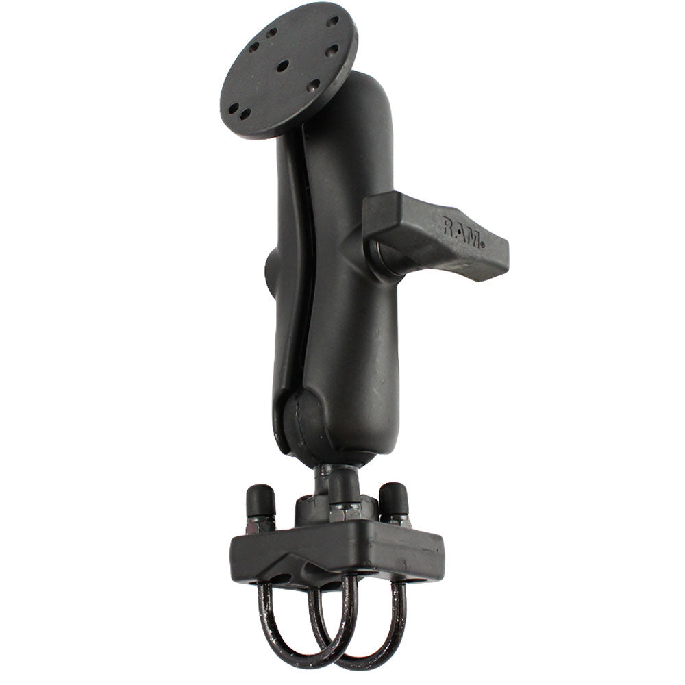 RAM Mount Double UBolt Rail Mount wRound Base RAM101U235 - Sea Swivel