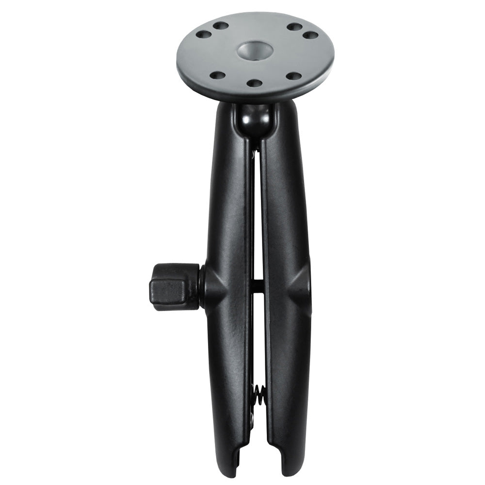RAM Mount Long Double Socket Arm w25 Round Base RAMB103UC - Sea Swivel