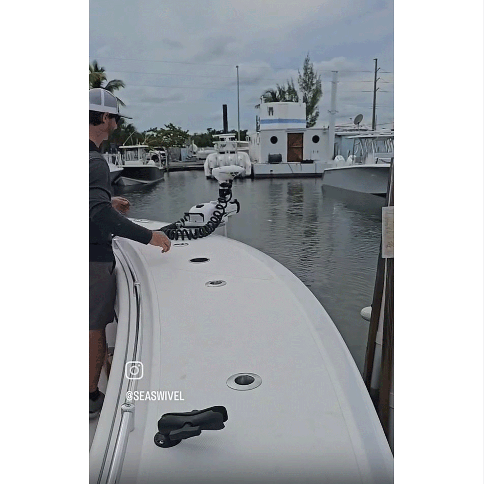 Sea Swivel Trolling Motor Mount | Pivoting Bracket for Boats - Sea Swivel